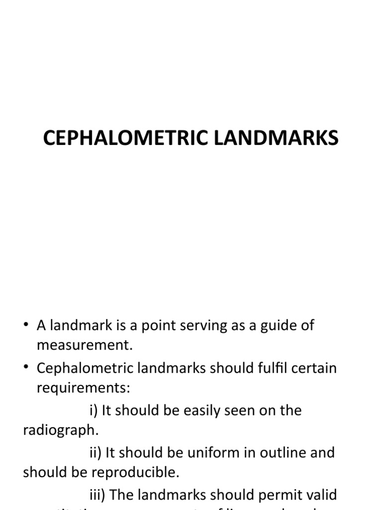 Cephalometric Analysis Presentation | PDF | History