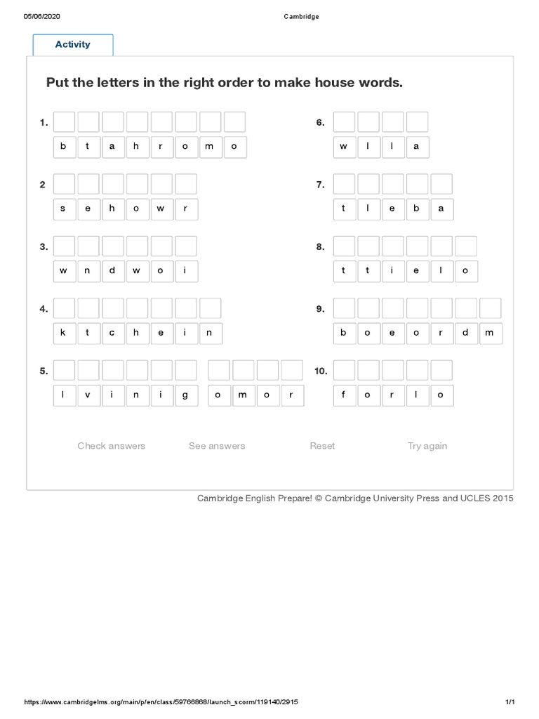 SCORM Play Page - Cambridge LMS | PDF