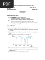 Exercices RMN Correction.. | PDF | Spectroscopie RMN | Mécanique quantique