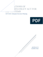 SOX Template | PDF | Sarbanes–Oxley Act | Internal Control