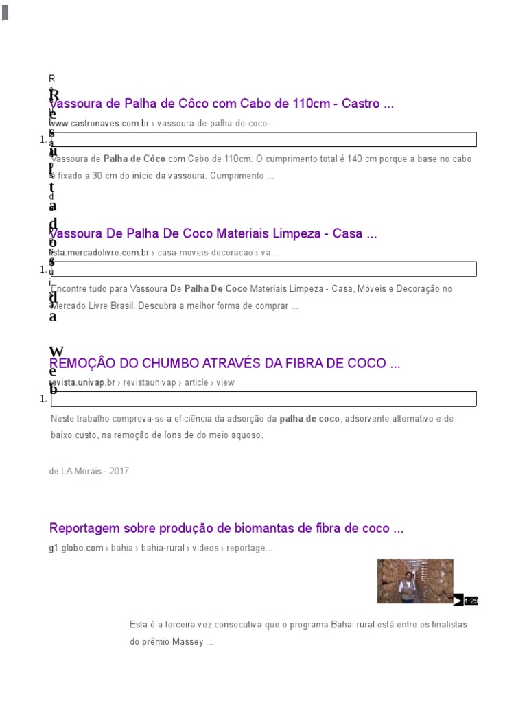 Produção de Biomantas de Fibra de Coco | PDF