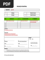 Ficha de Saída de Material Do Almoxarifado | PDF