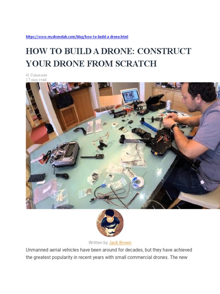 How To Build A Drone | PDF