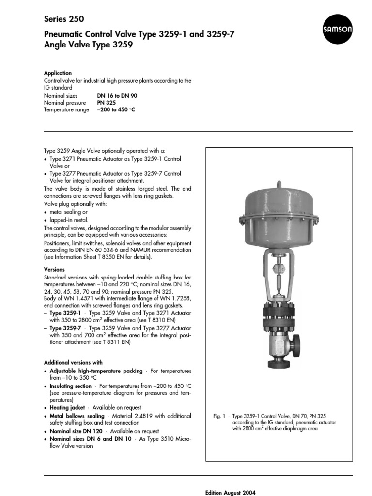 Product Data Sheets | PDF | Valve | Mechanical Engineering