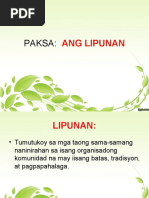 Ap 10 - Ang Lipunan | PDF