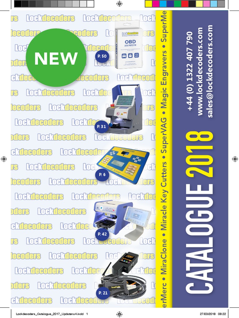 Lockdecoders Catalogue 2018.1 PDF | PDF