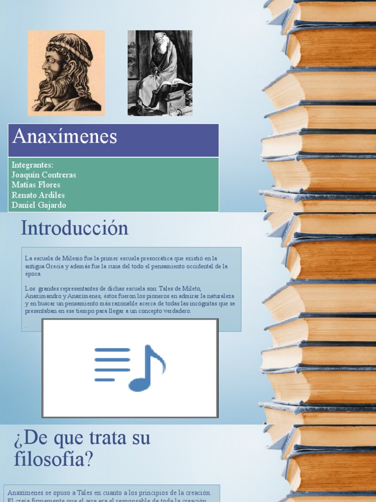 Anaxímenes | PDF | Science | Ciencia filosófica