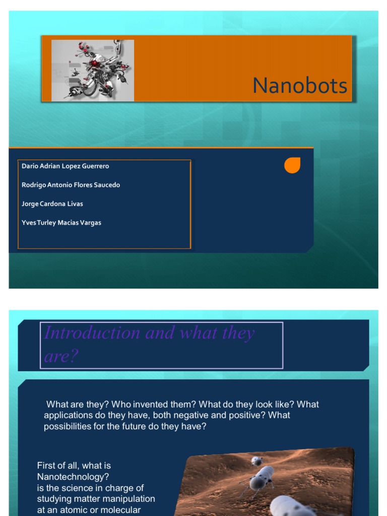Nanobots | PDF | Nanotechnology | Technological Change