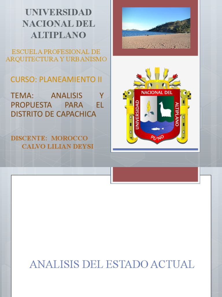 Capachica Analisis | PDF | Agricultura | Naturaleza