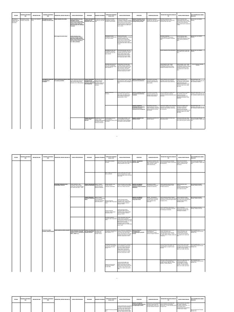 Cascading IKU Dinas Kesehatan | PDF