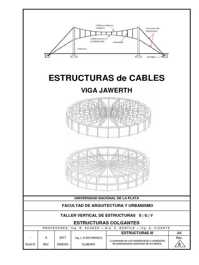 Estructuras de Cables - VJ - SGV - 2017 - A | PDF | Pandeo | Fricción