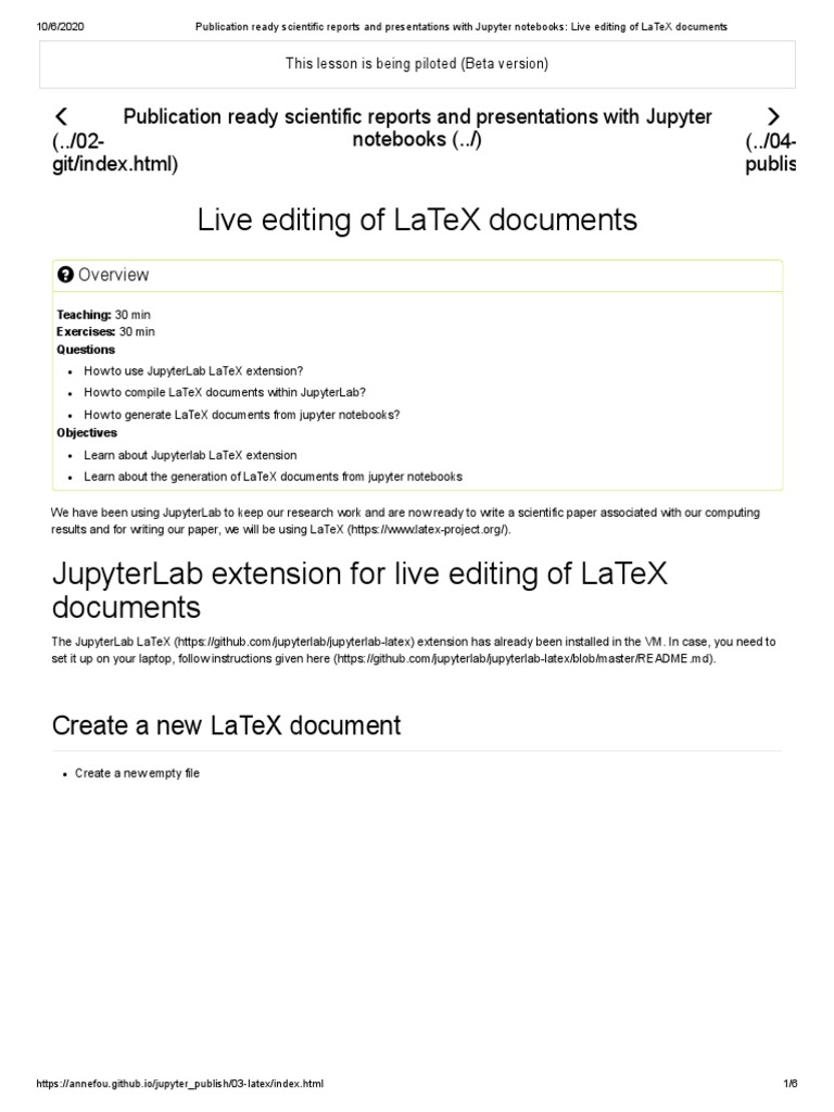 Publication Ready Scientific Reports and Presentations With Jupyter ...