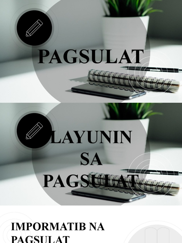Layunin NG Pagsulat | PDF