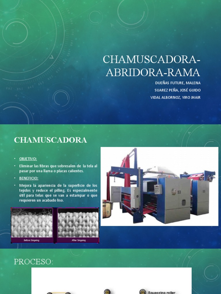 Chamuscadora Abridora Rama Expo | PDF | Materiales | Energía y recursos