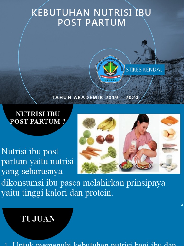 PENKES (PPT Nutrisi Ibu Postpartum) | PDF