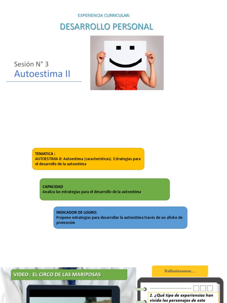 Sesion 03 | PDF | Autoestima | Ciencias del comportamiento