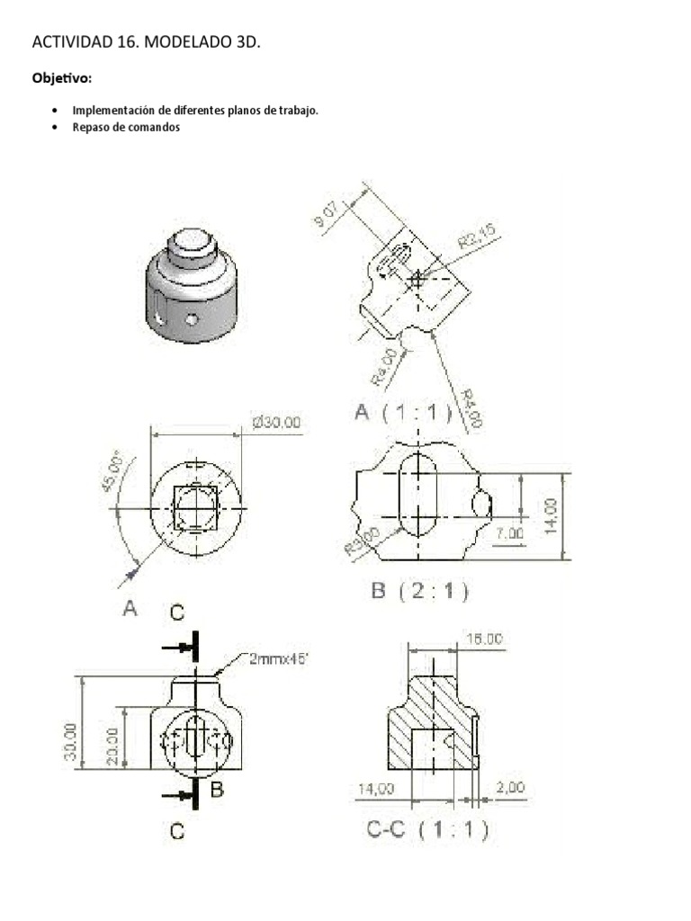 Actividades de Modelado en 3D | PDF