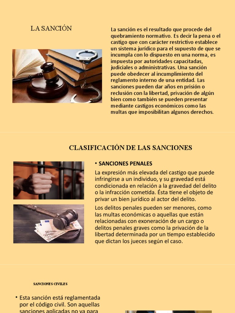 La Sanción | PDF | Castigos | Derecho penal