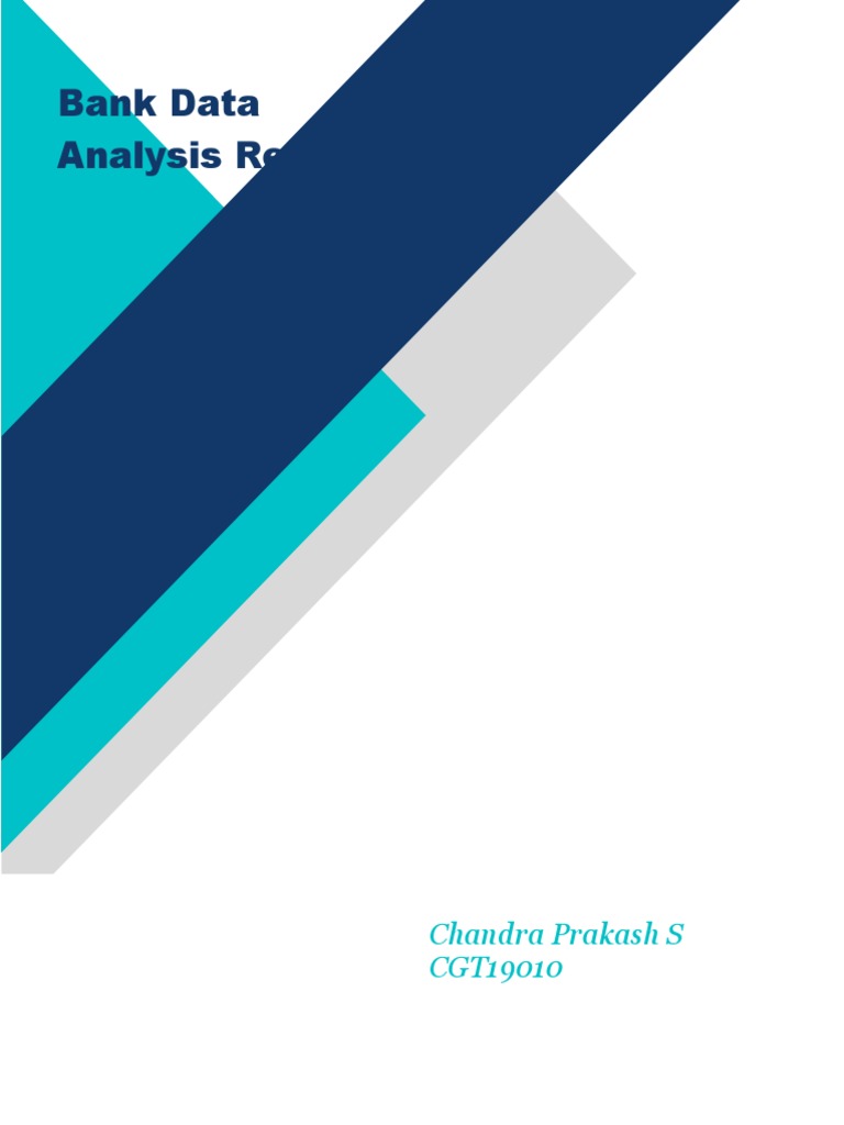Bank Data Analysis Report | PDF | Statistical Classification | Statistics