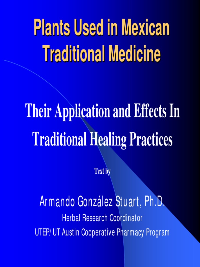 Plants Used in Mexican Traditional Medicine July 04 | PDF | Codex | Plants