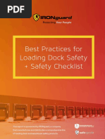 Loading Dock Safety Checklist | PDF | Forklift | Truck