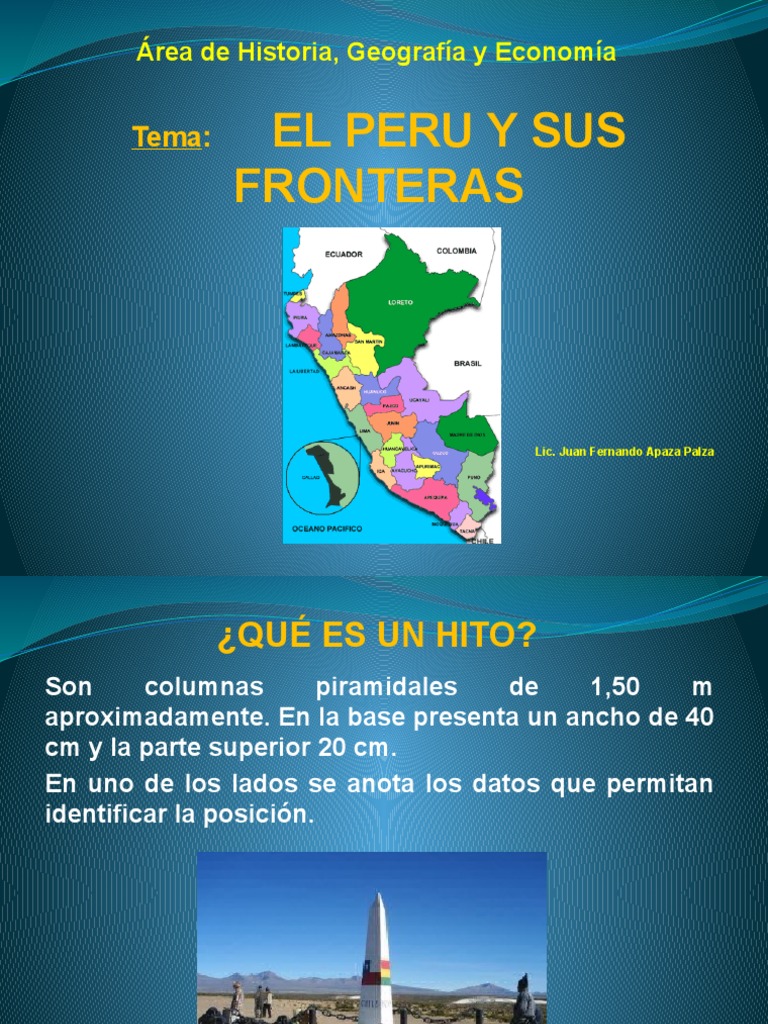 Peru y Sus Fronteras