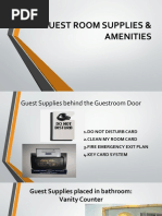 Housekeeping Room Attendant Worksheet | PDF