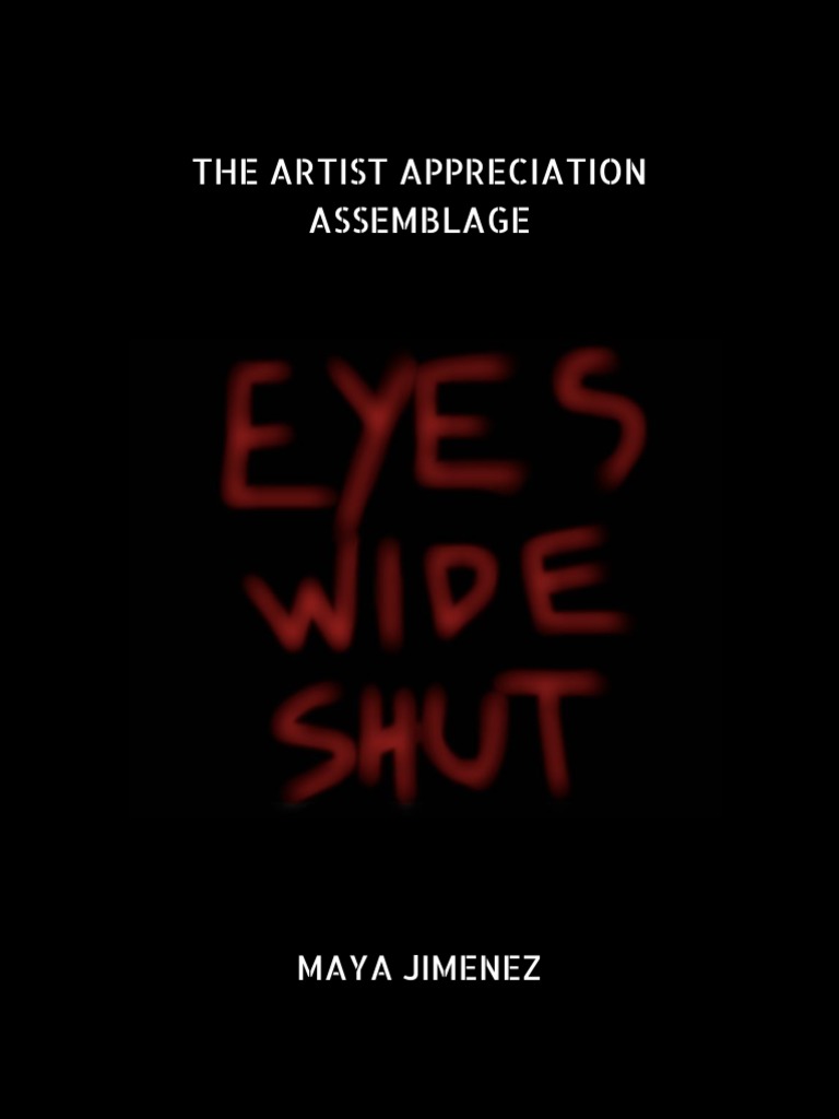 Maya Jimenez - The Artist Appreciation Assemblage | PDF | Graffiti