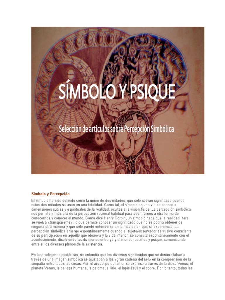 Símbolo y Psique | PDF | Los símbolos | Percepción