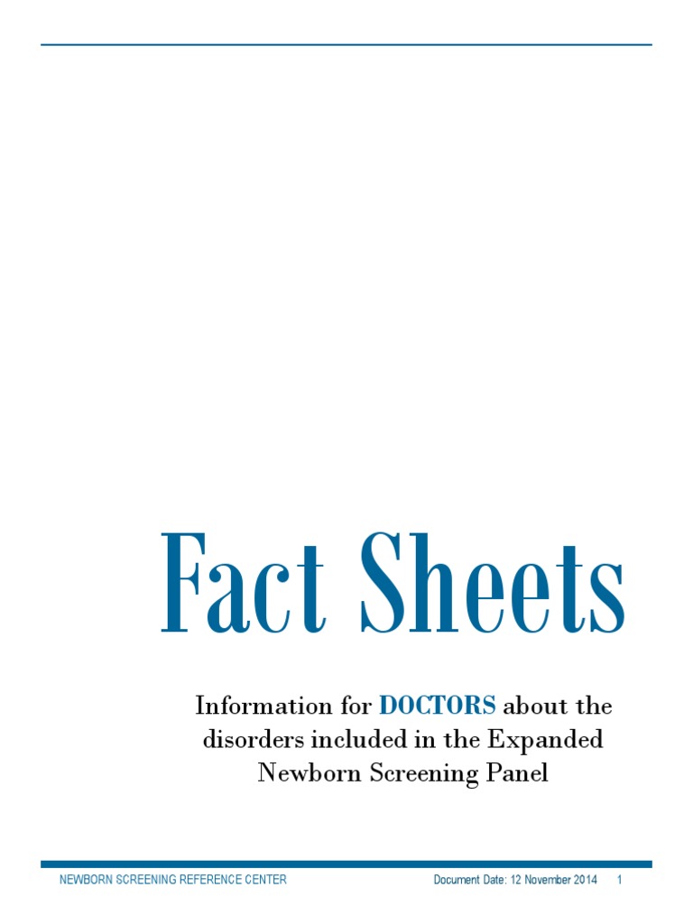 Fact Sheets - Doctors | PDF | Adrenal Gland | Hypothyroidism