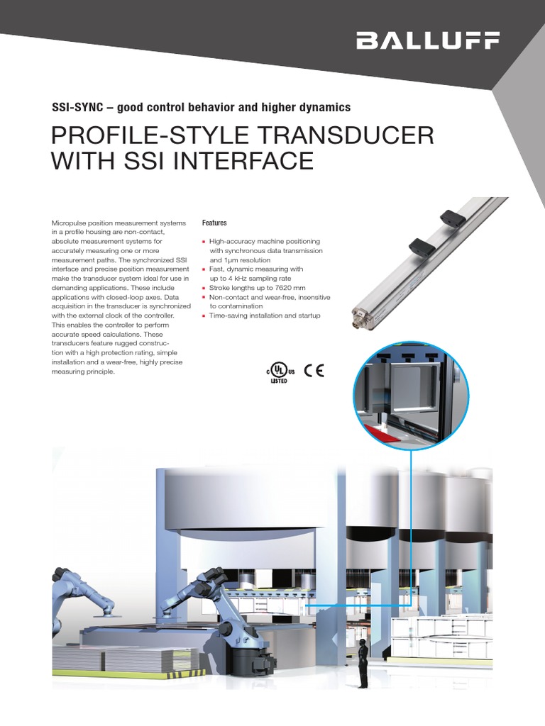 High-Precision SSI Transducer Systems | PDF | Electronic Engineering ...