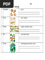 CBSE Class 6 Worksheet - Components of Food | PDF | Vitamin | Dietary Fiber
