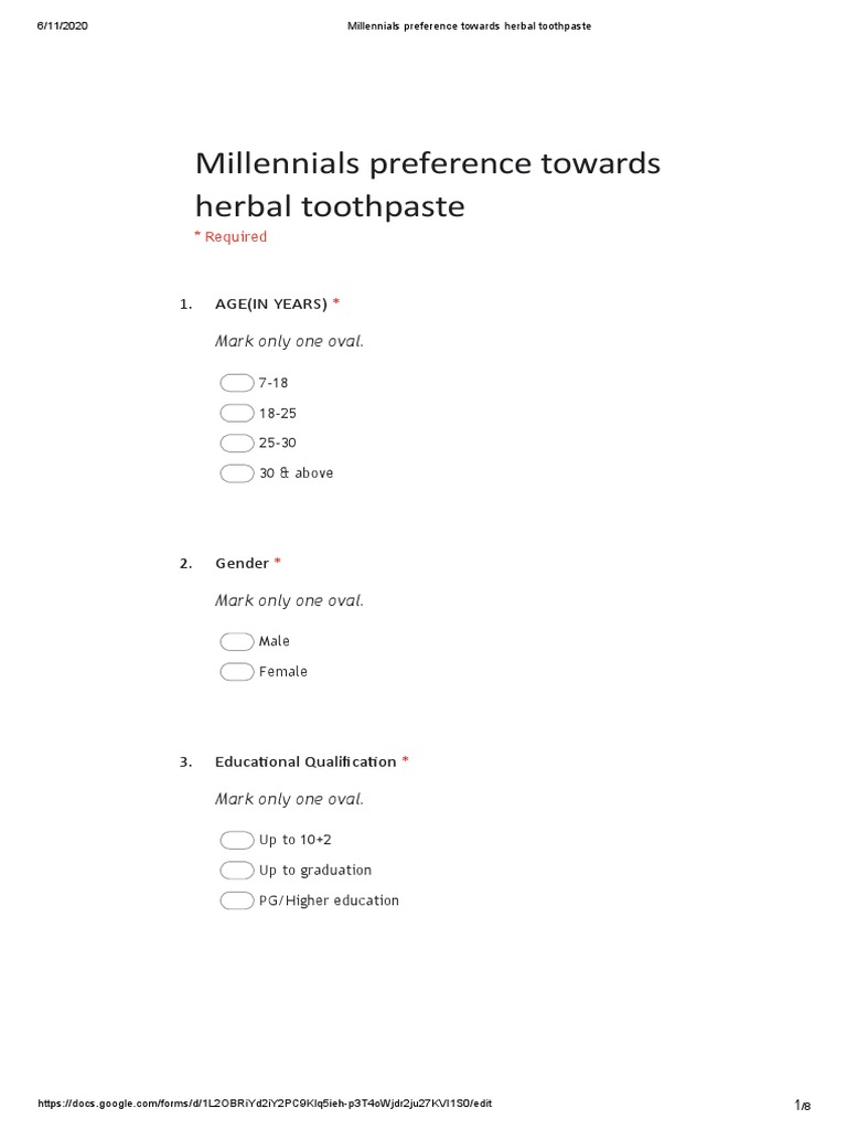 Untitled Form - Google Forms | PDF | Dentistry | Mouth