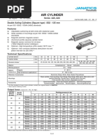 Janatics A27/A28 Air Cylinder Catalogue | PDF | Switch | Mechanical ...
