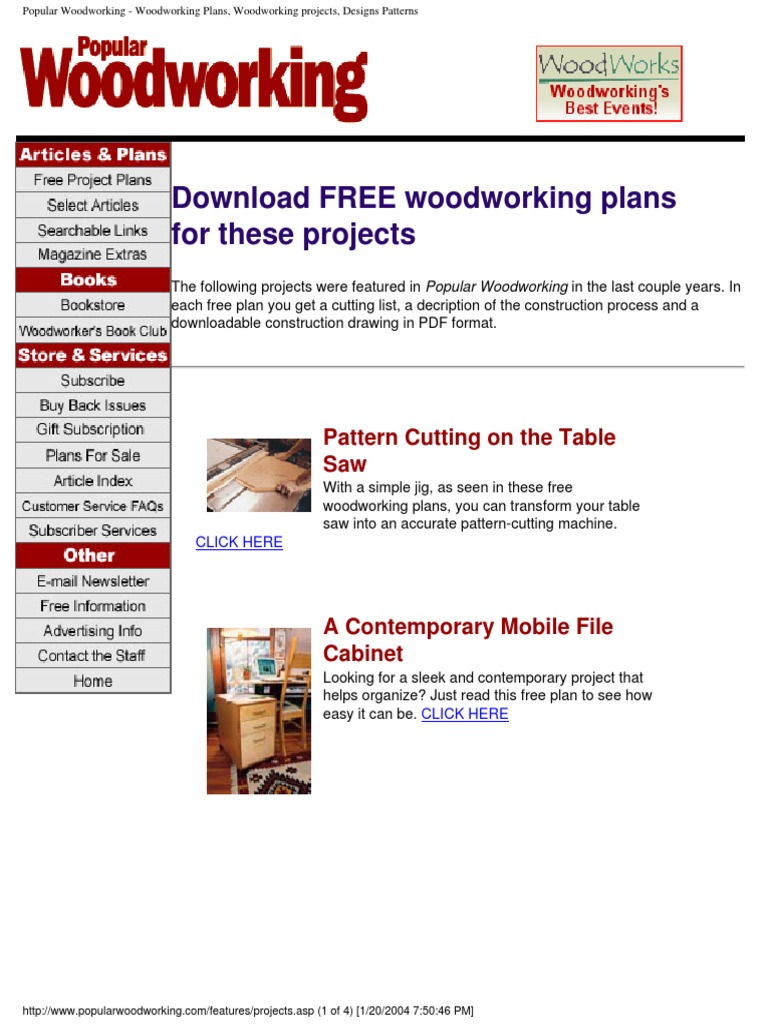 Popular Woodworking Plans PDF | PDF | Cabinetry | Woodworking
