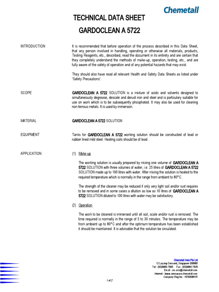Cleaning and Degreasing Metal Surfaces: Proper Procedures and Safety ...