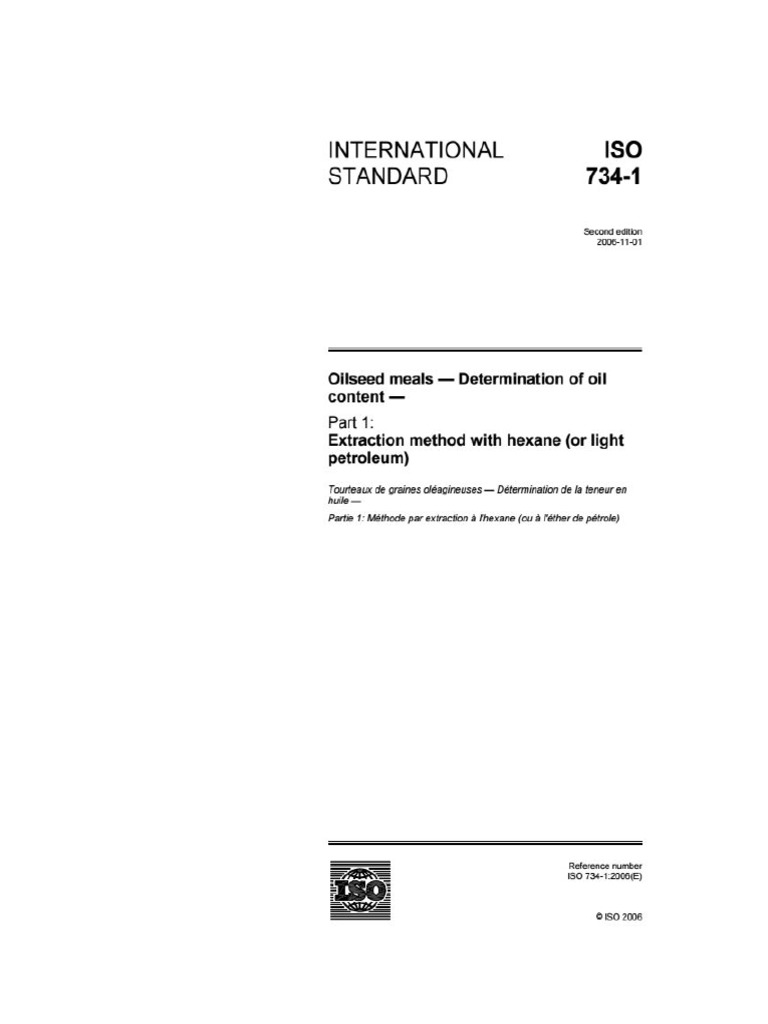 ISO 734-1 2006 (E) - Character PDF Document PDF | PDF | International ...