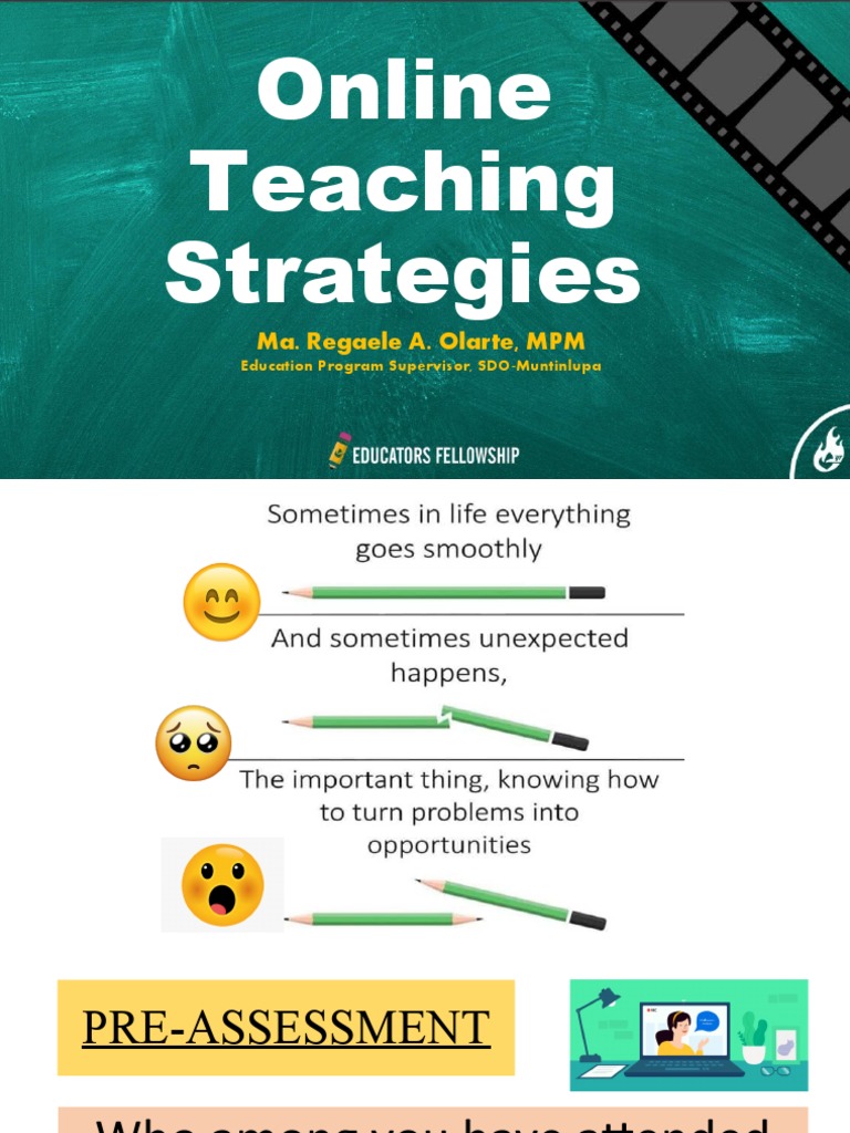 Online Teaching Strategies Ma Regaele A Olarte Mpm Pdf