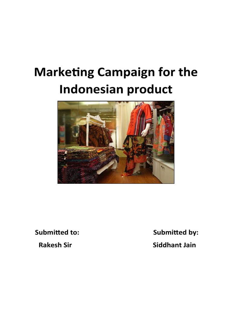 Marketing Campaign For A Product | PDF