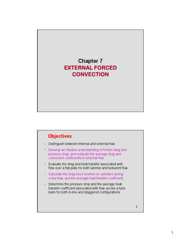 6-Chapter7 - External Forced Convection | PDF | Drag (Physics) | Fluid Dynamics