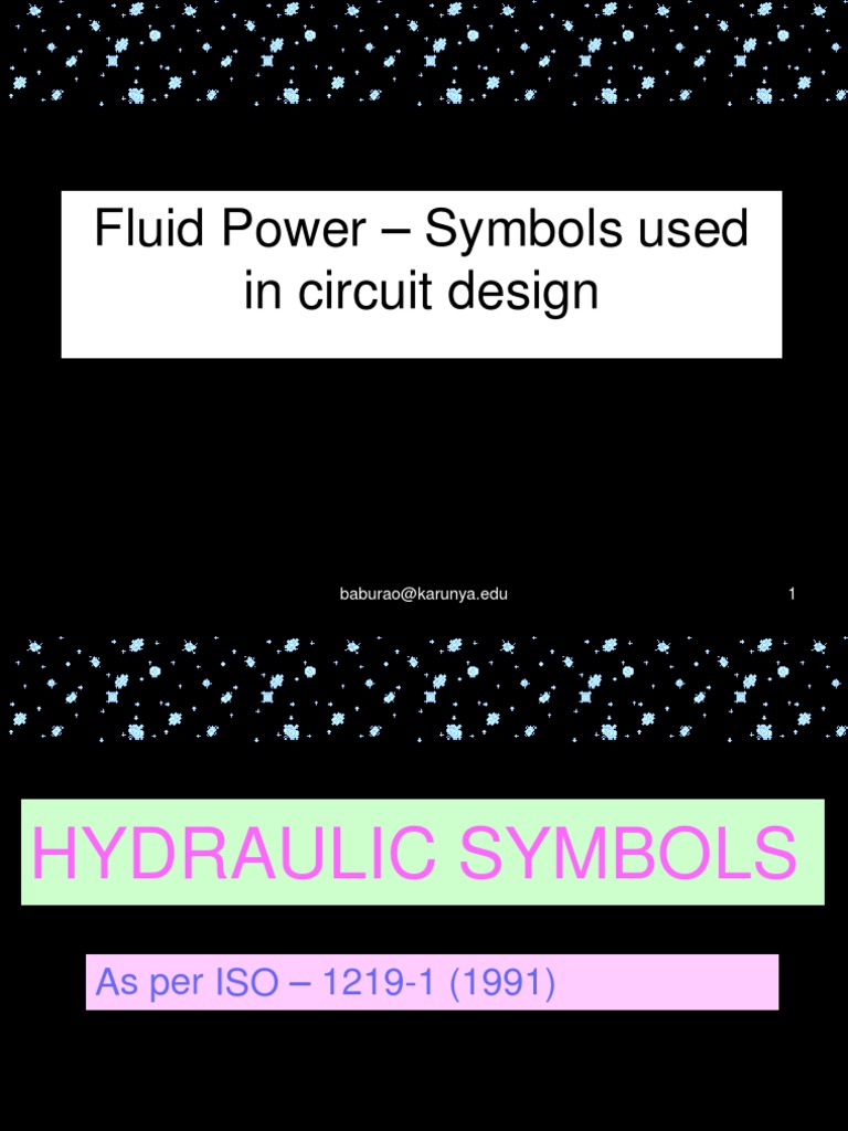 Fluid Power Symbols Guide | PDF | Valve | Pump