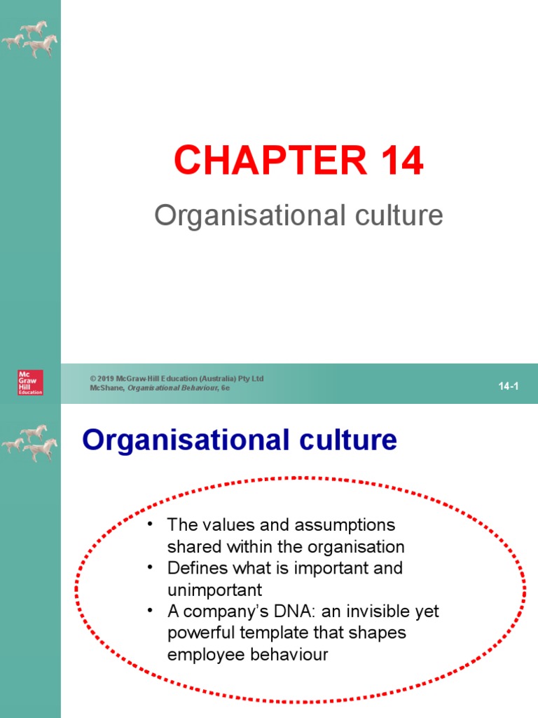 Organisational Culture: © 2019 Mcgraw-Hill Education (Australia) Pty ...