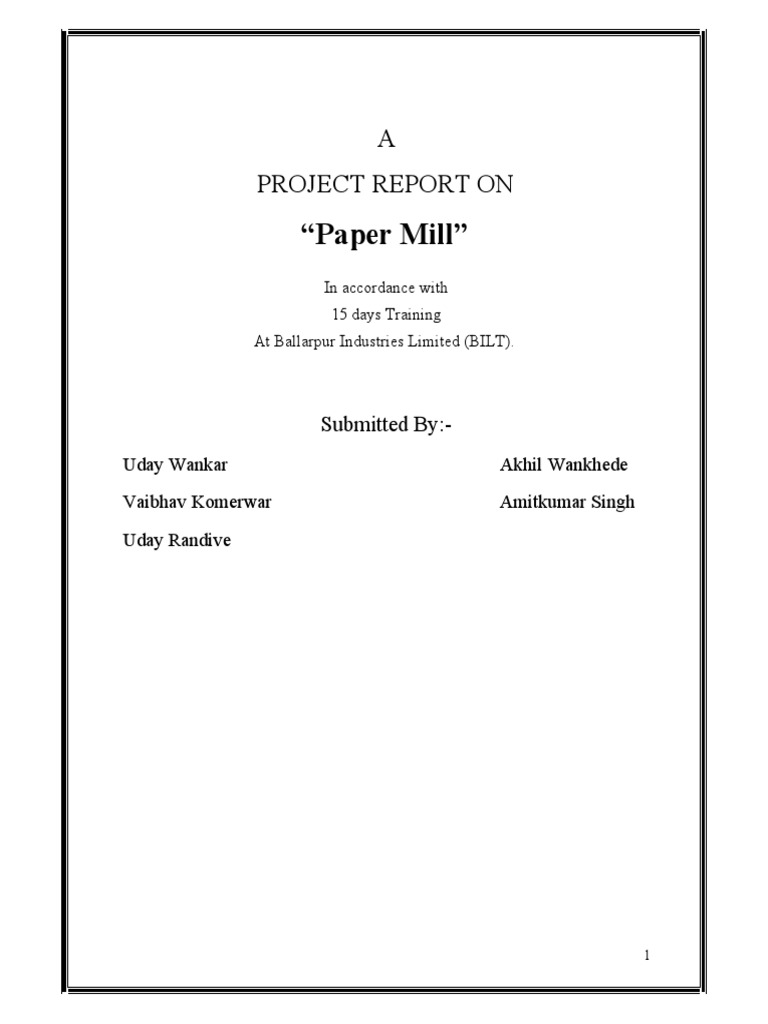 CPP Project Report | PDF | Industrial Processes | Materials