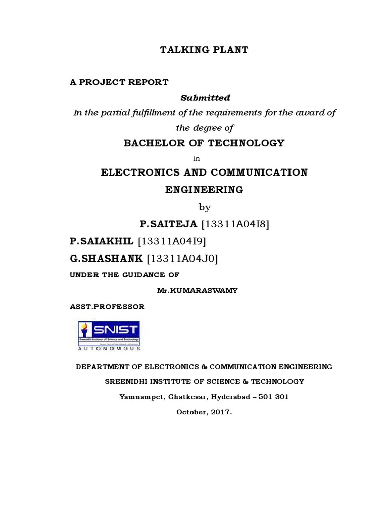 IOT Report 1 | PDF | Internet Of Things | Computer Network