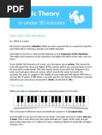 Basic Music Theory For Beginners | PDF