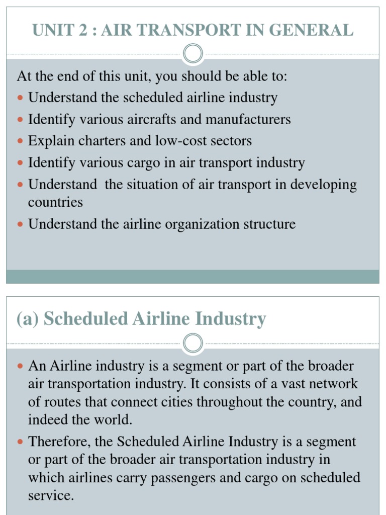 2 Air Transport in General | PDF | Rotorcraft | Aircraft