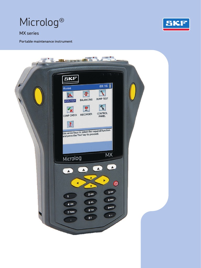 5596 EN SKF Microlog MX Series | PDF | Personal Computers | Usability