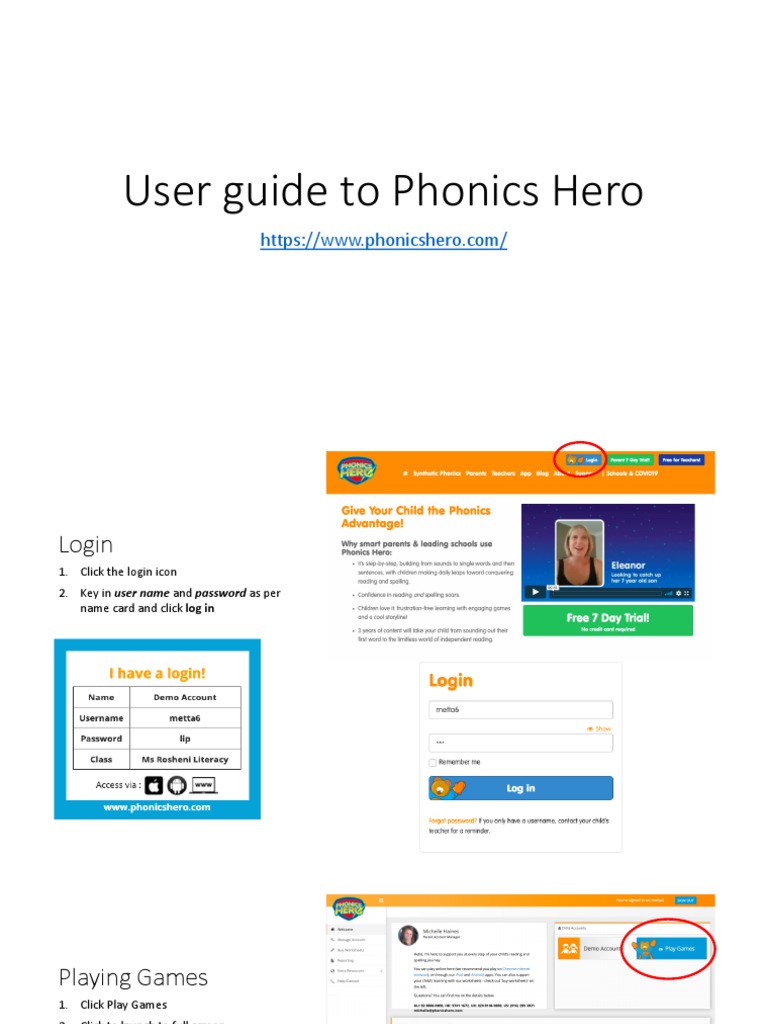 Ict Parent Guide To Phonics Hero | PDF