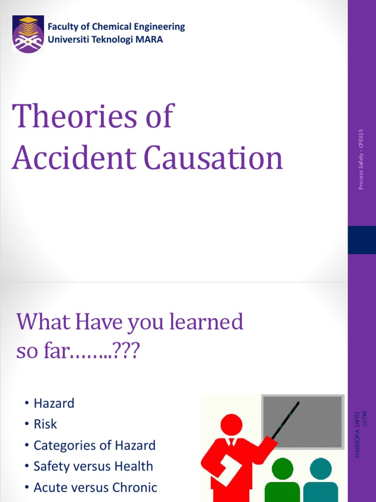 Accident Causation Theories Overview | PDF | Safety | Risk