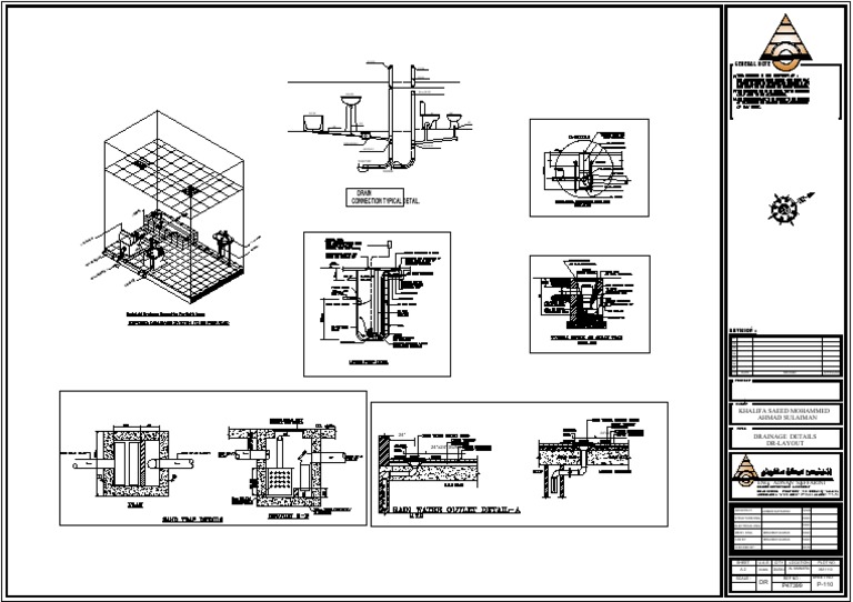 Drainage Layout and Details Diagram | PDF